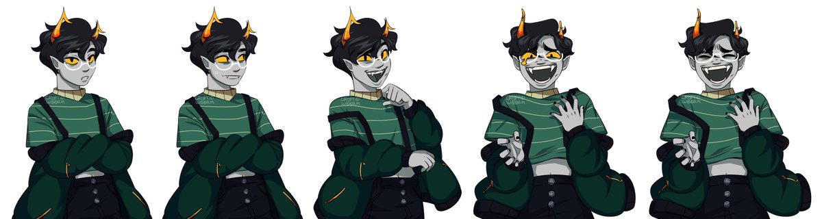 「some........ fake sprites.... for my tro」|santan ꏿ⁠_⁠ꏿ🤞のイラスト