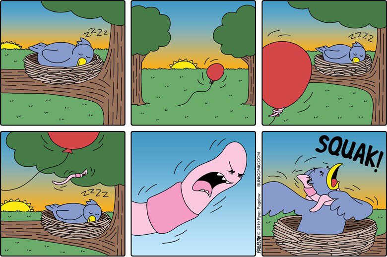 Early Bird Gets The Worm Comic