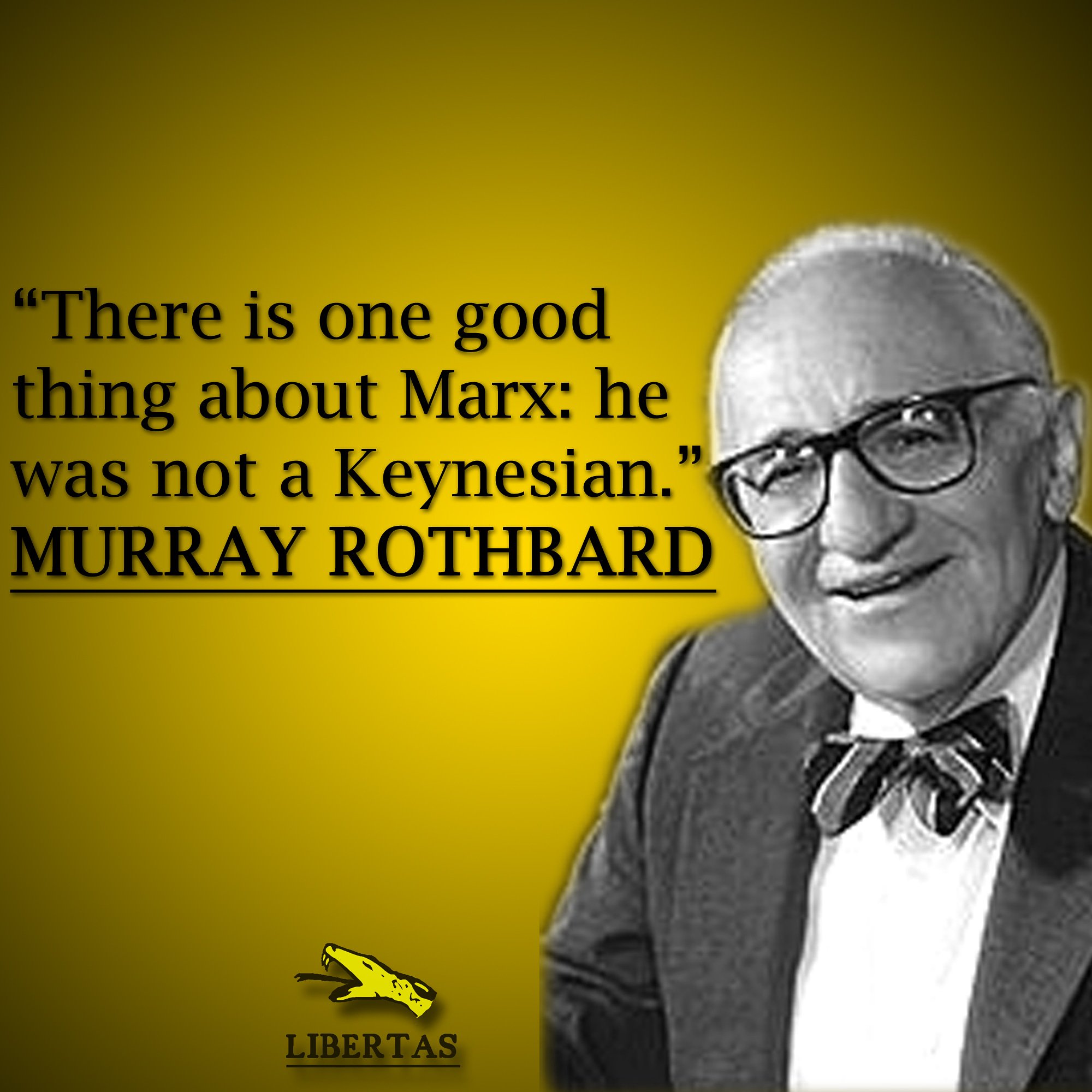 Murray Rothbard Memes Murray Rothbard Poster Print – 18” X 24”