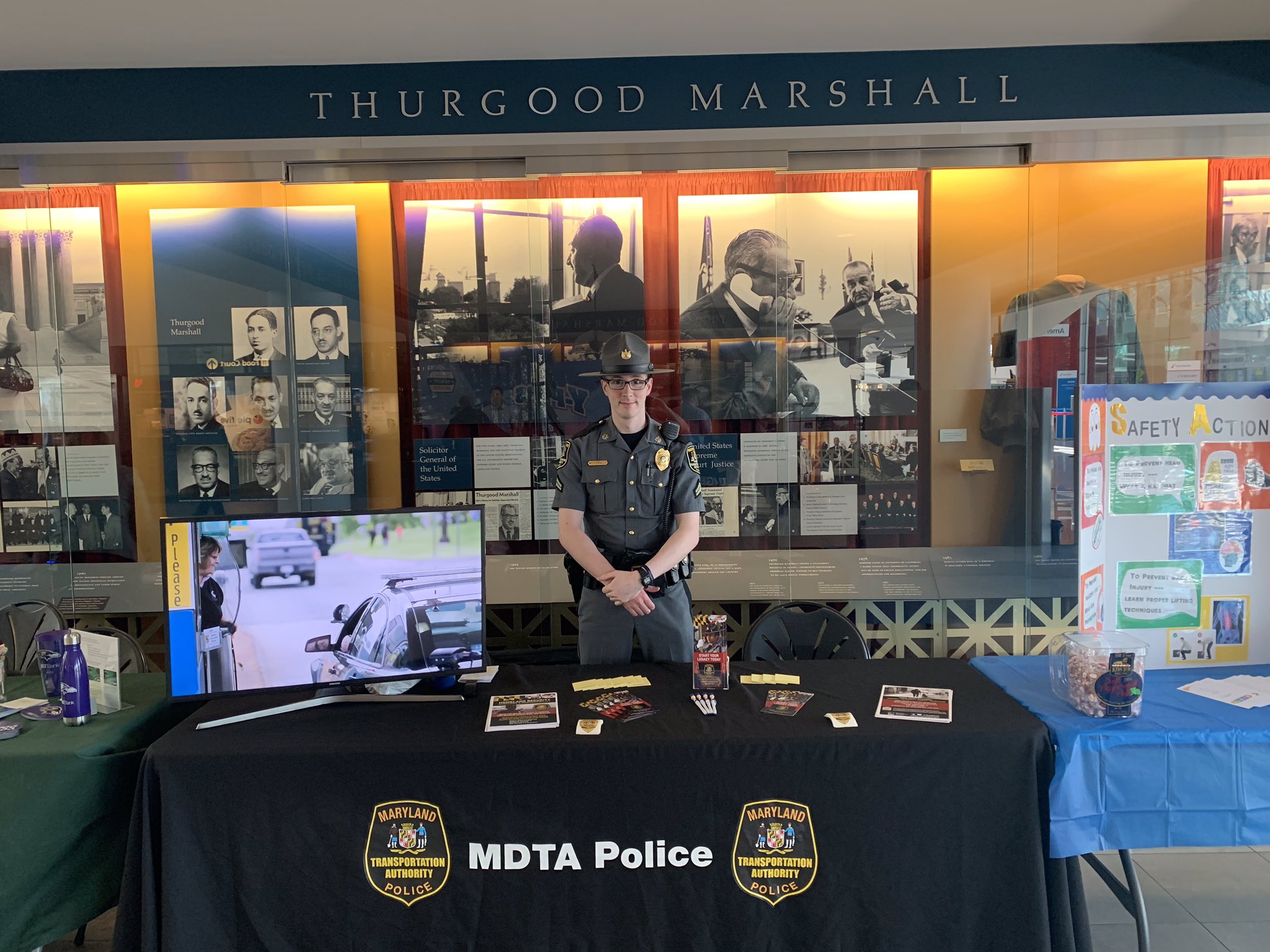 MDTA on Twitter: "MDTA Police are in attendance at the first @BWI_Airport Safety Fair. # ...