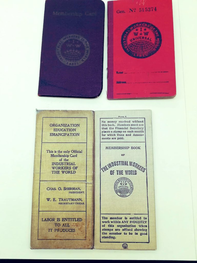Industrial Workers Of The World Membership Card