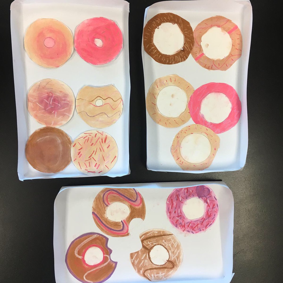 Ms. Johnson’s Art Class on Twitter: "Donuts for days! Delicious donuts ...