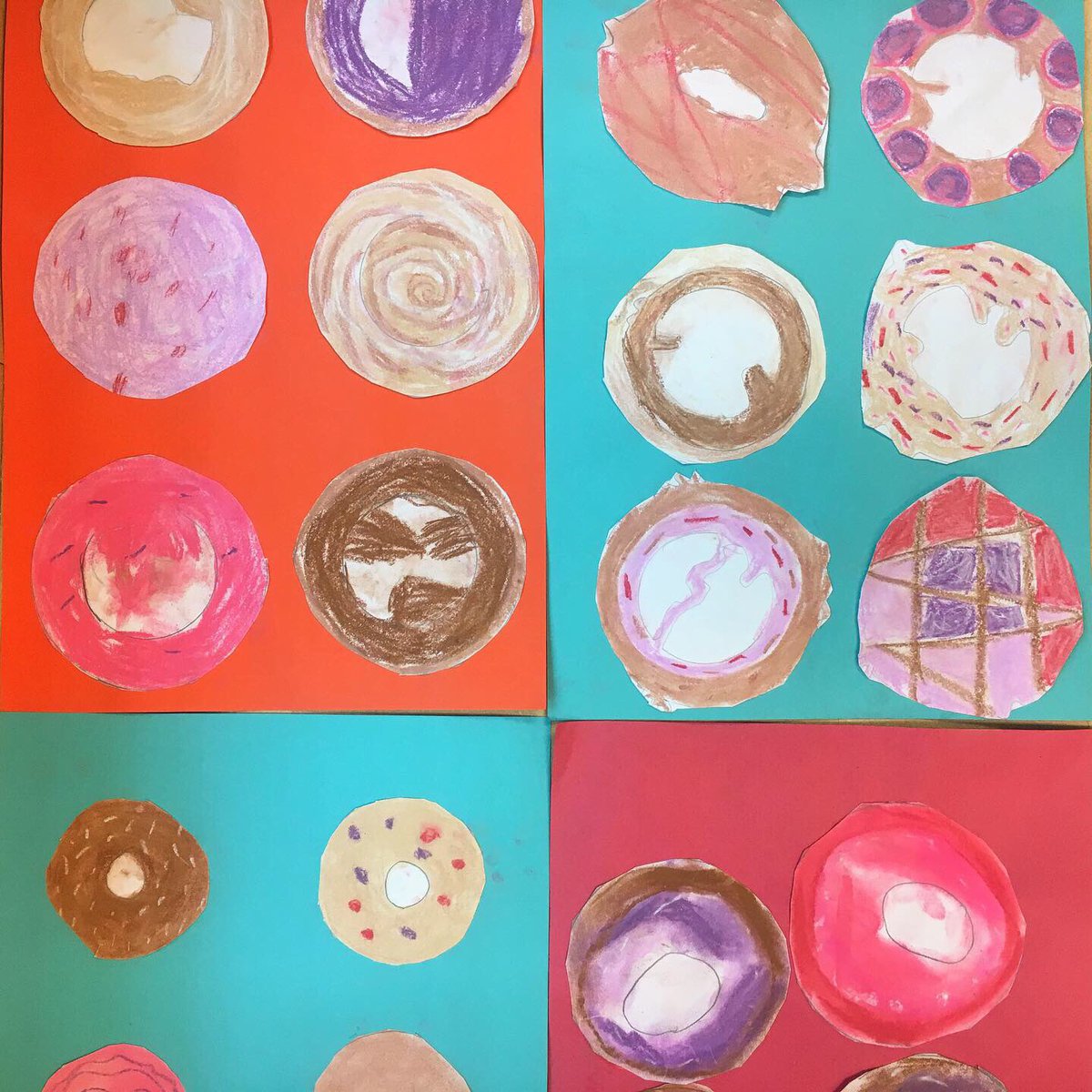 Ms. Johnson’s Art Class on Twitter: "Donuts for days! Delicious donuts ...