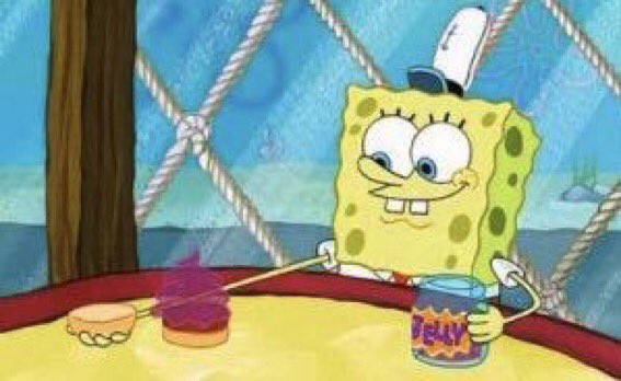 Spongebob Eating Krabby Patty