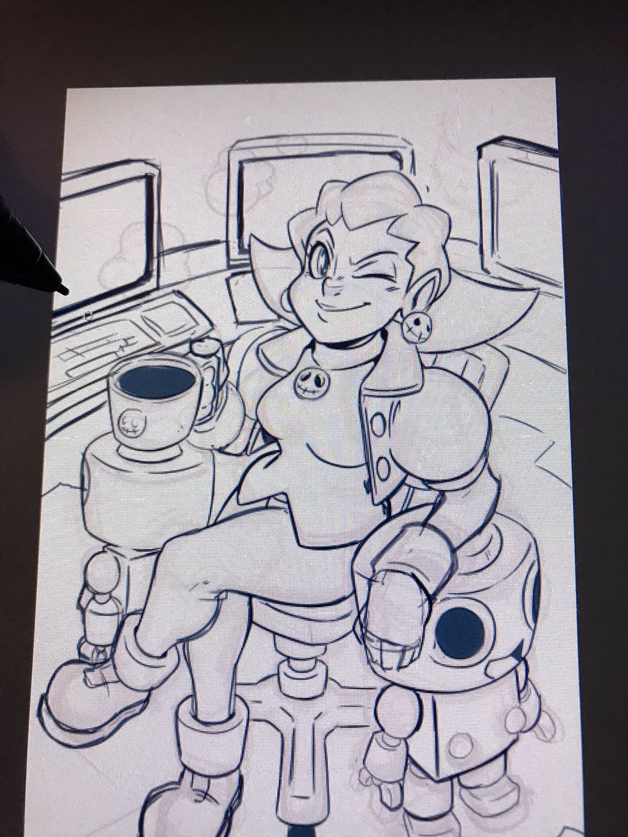 「Automaid action poses "part 1" for tonight! 」Drawberryの漫画