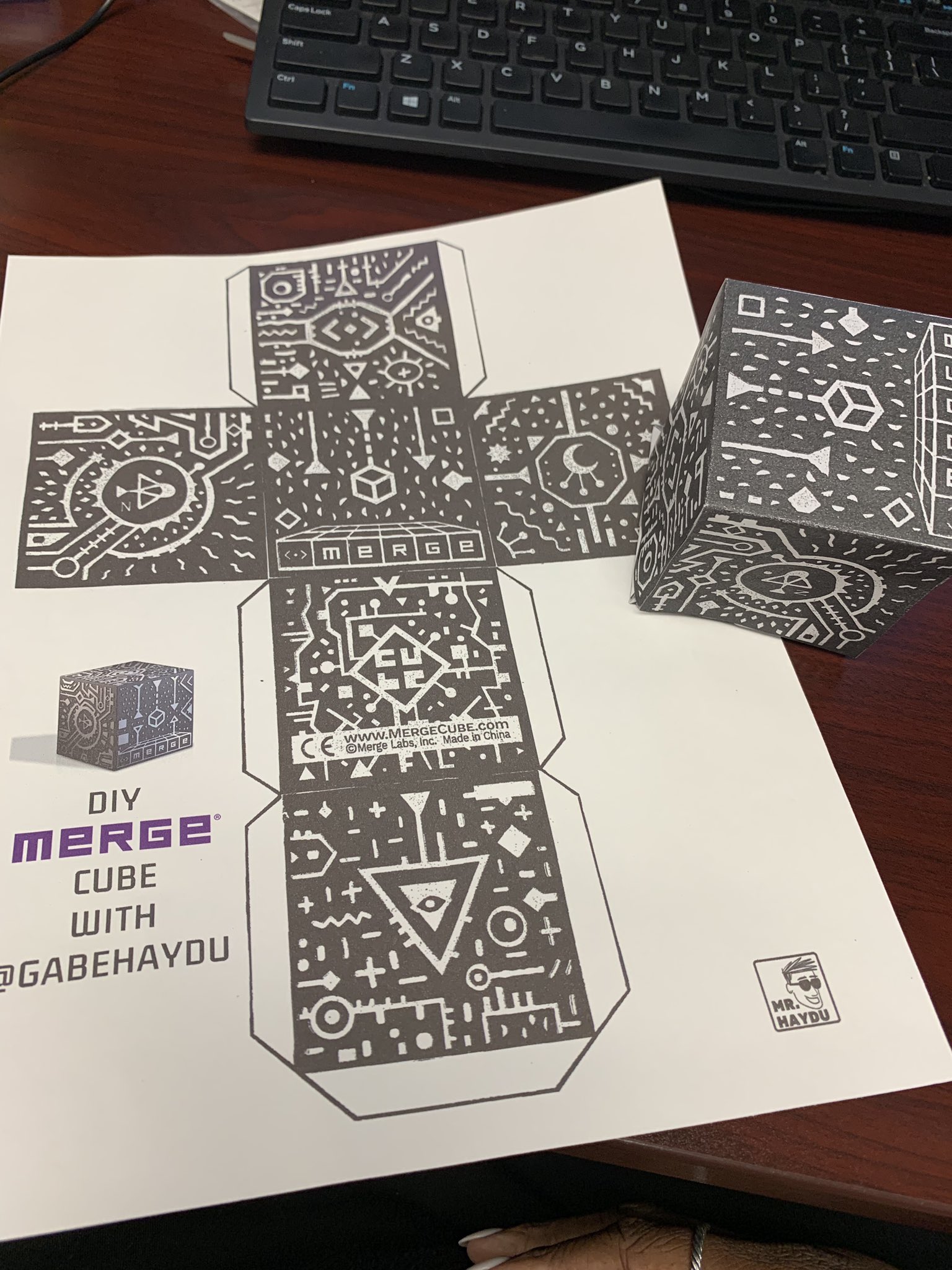 Merge Cube Printable 52 Off Brunofuga Adv Br