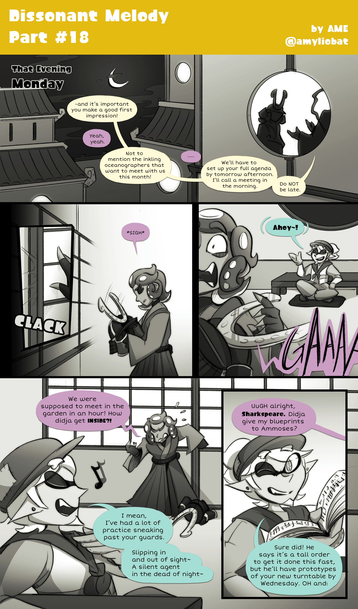 Nova ⚛ on Twitter: "Dissonant Melody: Part #18 I can’t believe I went like, 4 chapters without ...