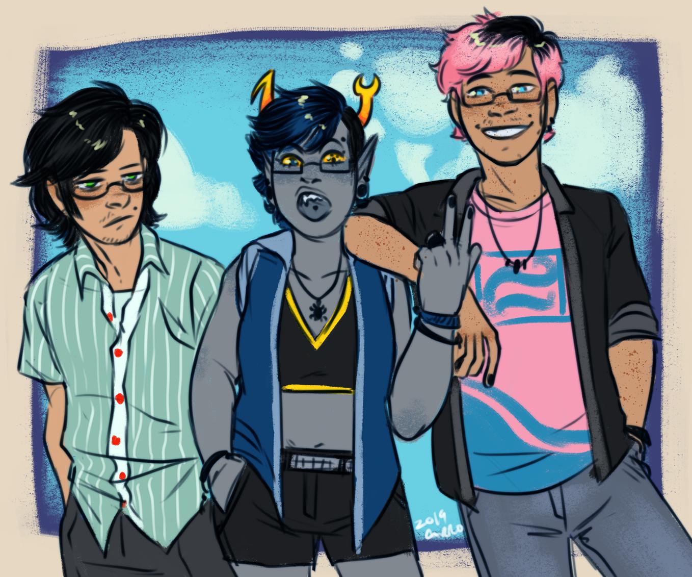 Humanstuck Tavros And Vriska