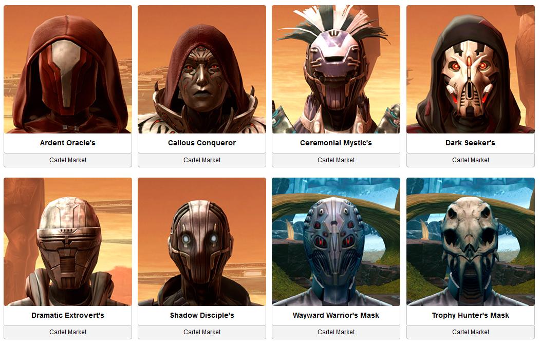 Swtor Masks