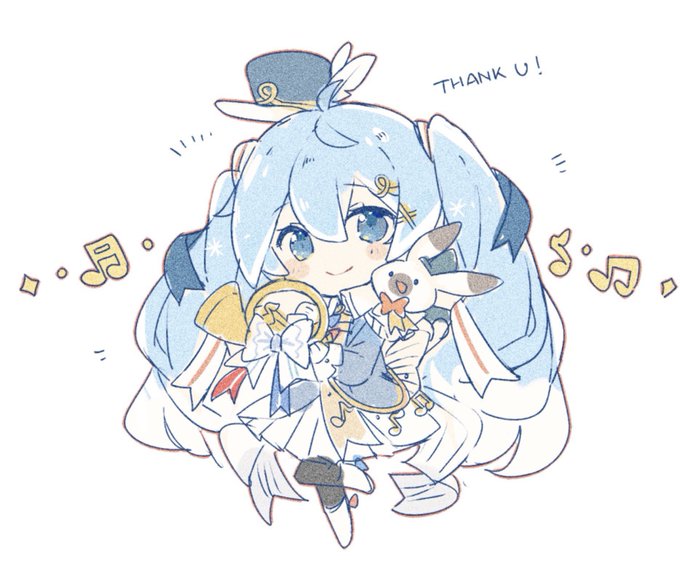 「yuki miku light blue hair」Fan Art(Oldest)