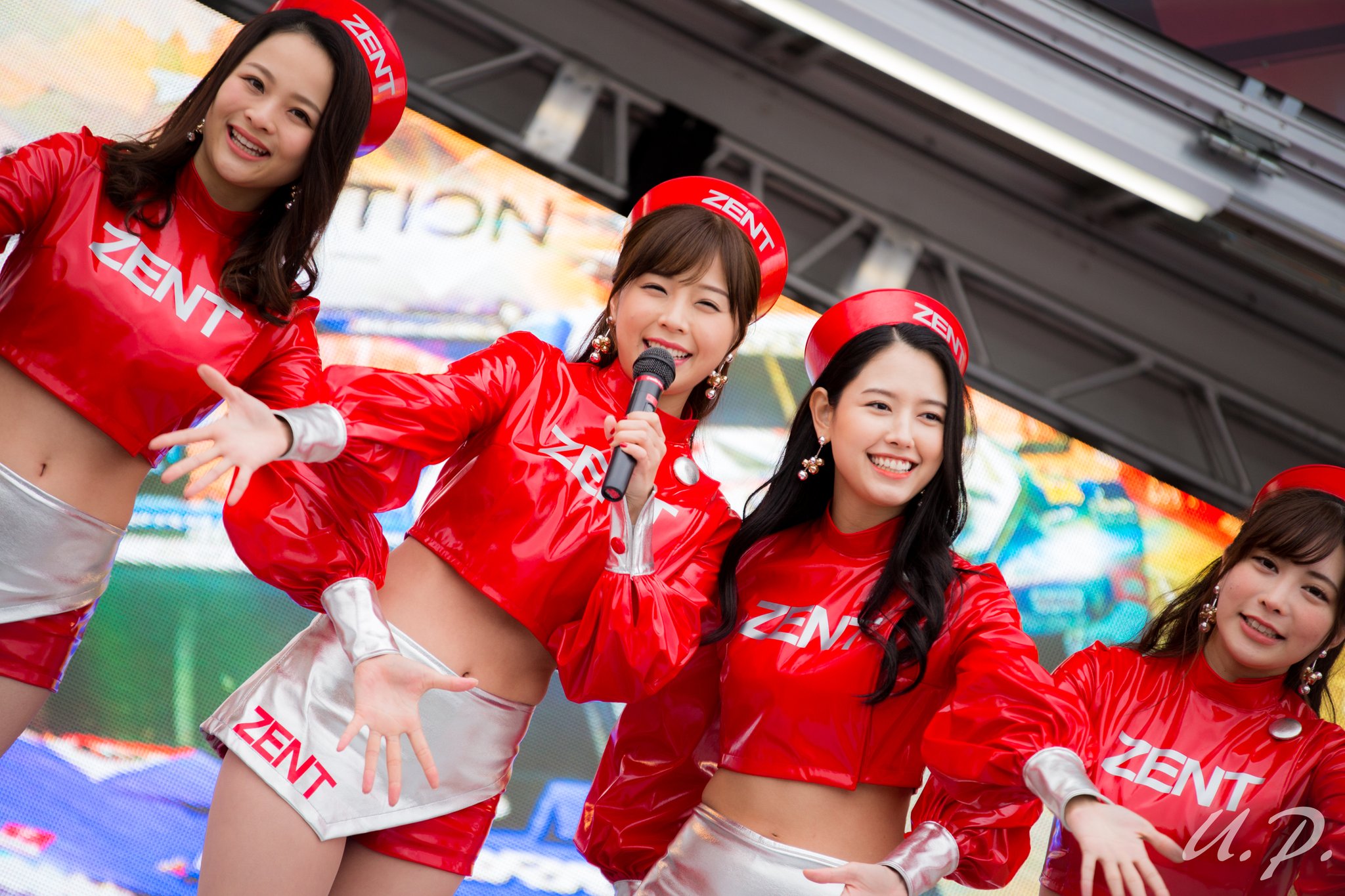 U.P. Uchida photo on Twitter: "#今日の美女シリーズ 第2戦優勝チーム ZENT #ZENT #ZENTsweeties2019 #gt500 #lc500 # ...