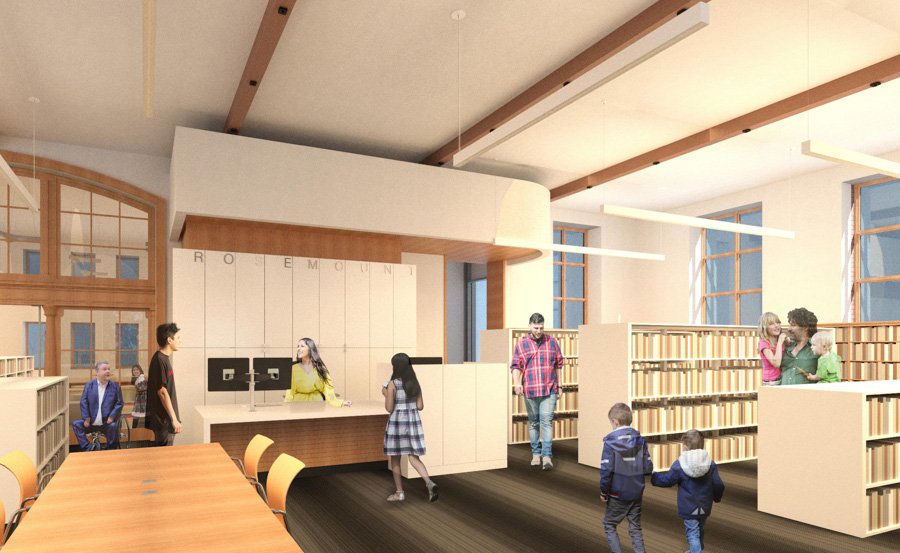Rosemount Public Library Expansion | ?m | 2f | Completed ...