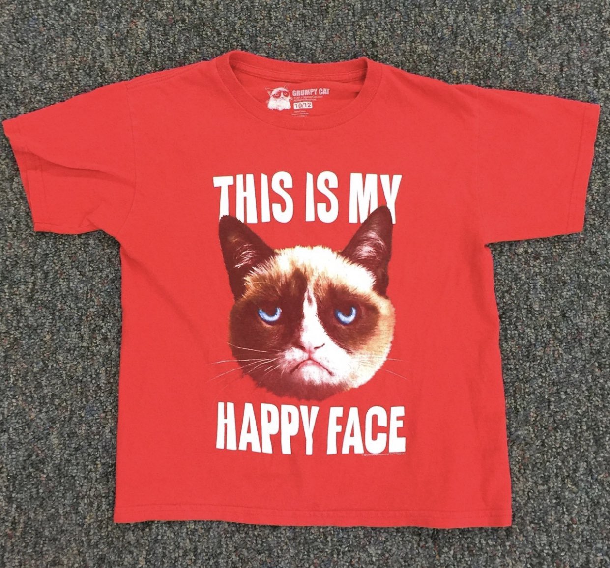 This Is My Happy Face Grumpy Cat