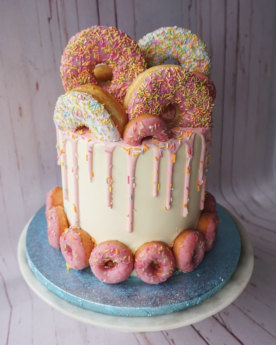 Sprinkle Cake Donut