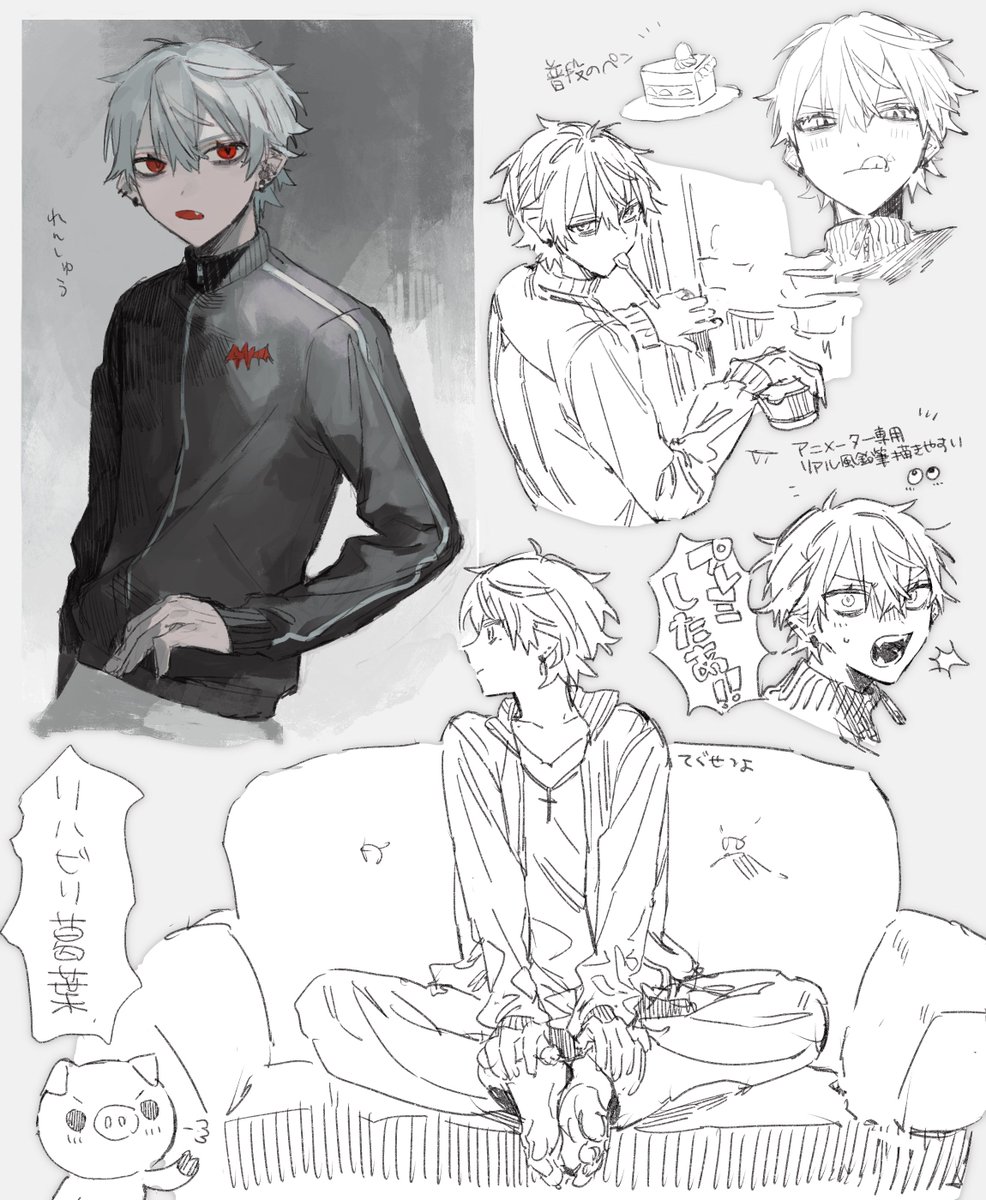 「二枚で力尽きたけど…ほんとに面白かった! ネタバレ含むのでまだ見てない人は閲覧注意です #KuzuArt #ひまあーと 」甘鶏の漫画