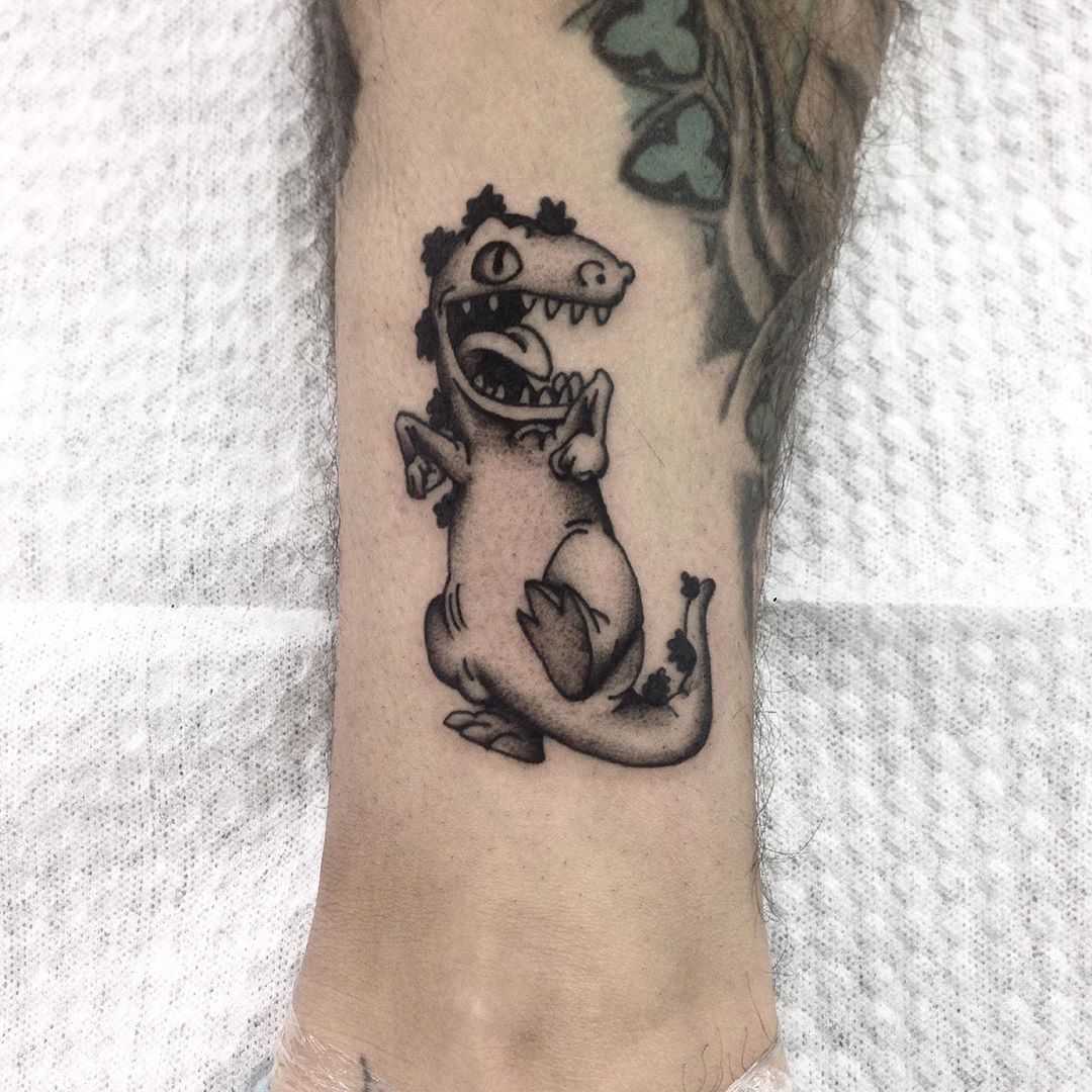 Rugrats Reptar Tattoo