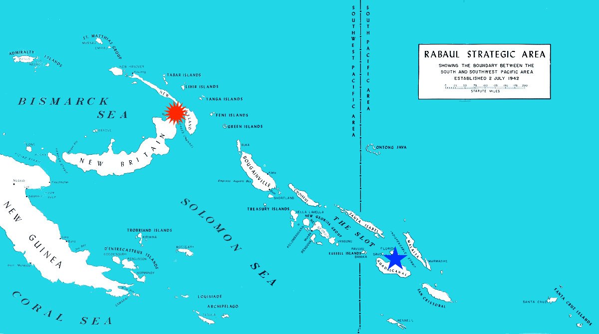 42. The closest Japanese naval and air base to the US landings on ...