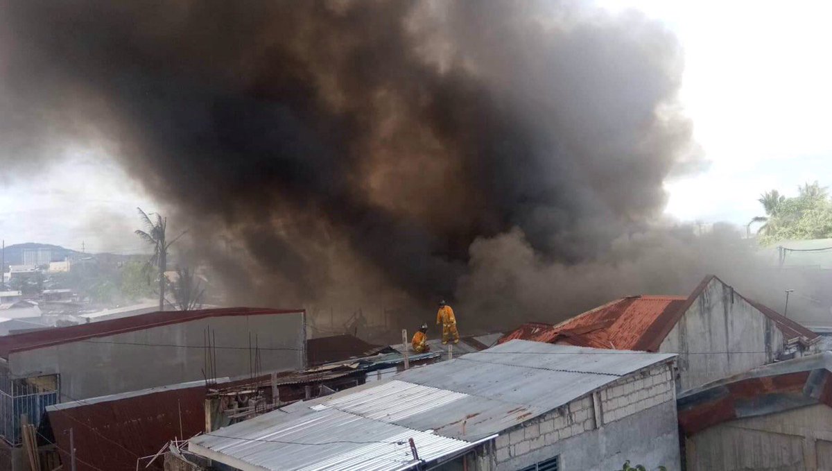 LOOK: Houses razed by fire in sitio puntod Barangay Alaska Mambaling ...