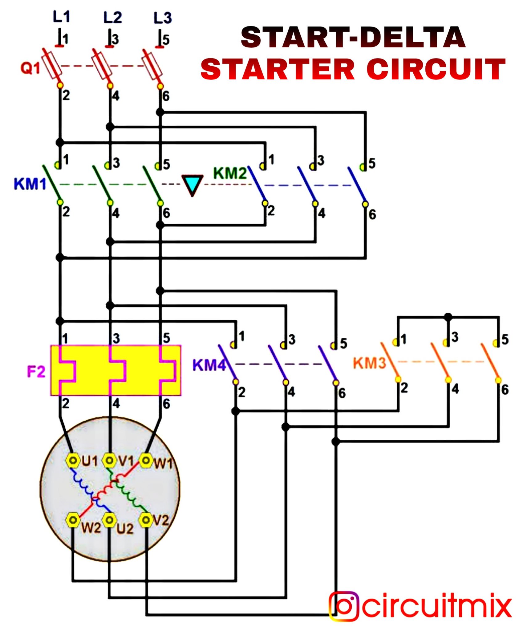 Electric Motor Starter Diagram