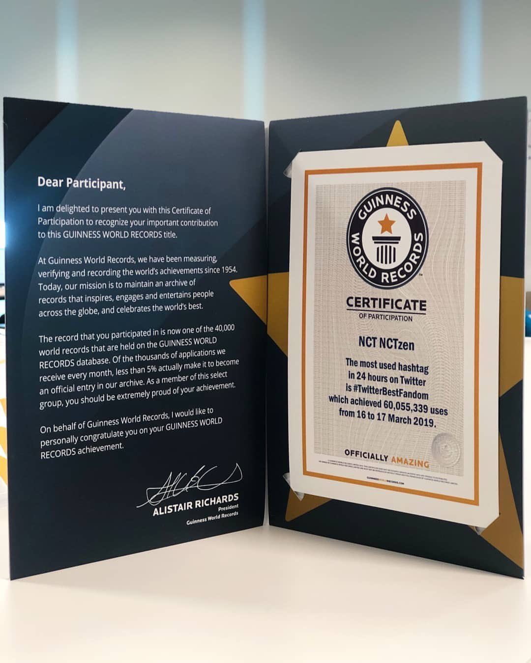 Guinness World Record Certificate Template