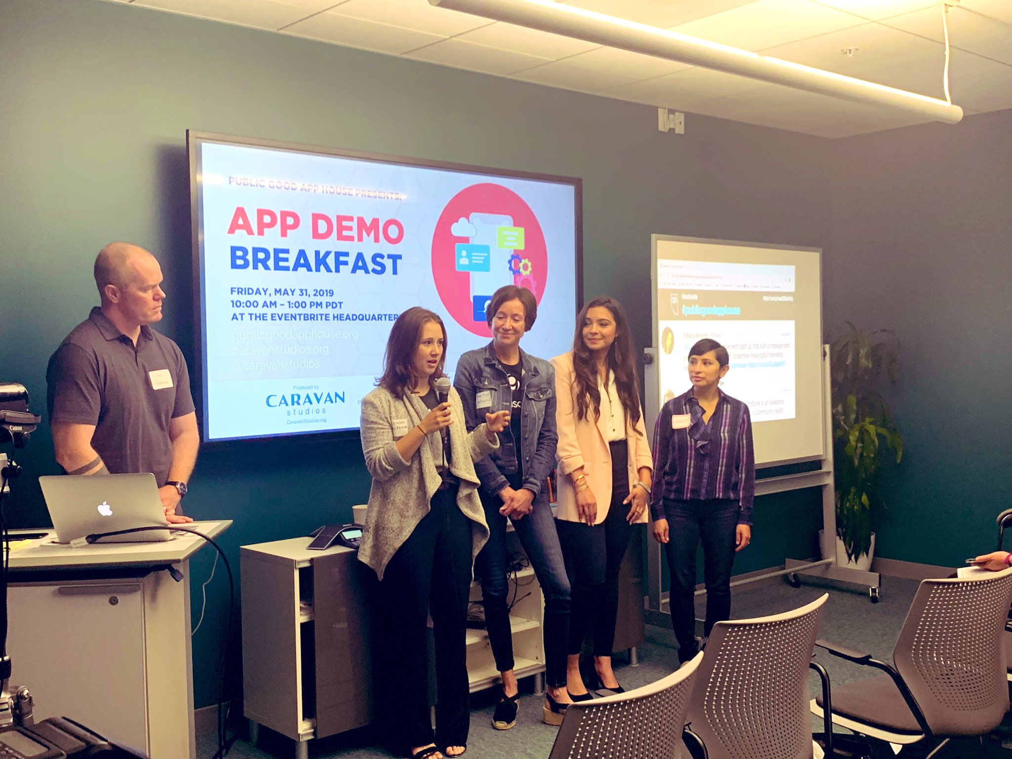 Caravan Studios on Twitter: "Thanks to our demo presenters today at the #PublicGoodAppHouse demo ...
