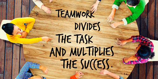 Teamwork Divides The Task And Multiplies The Success