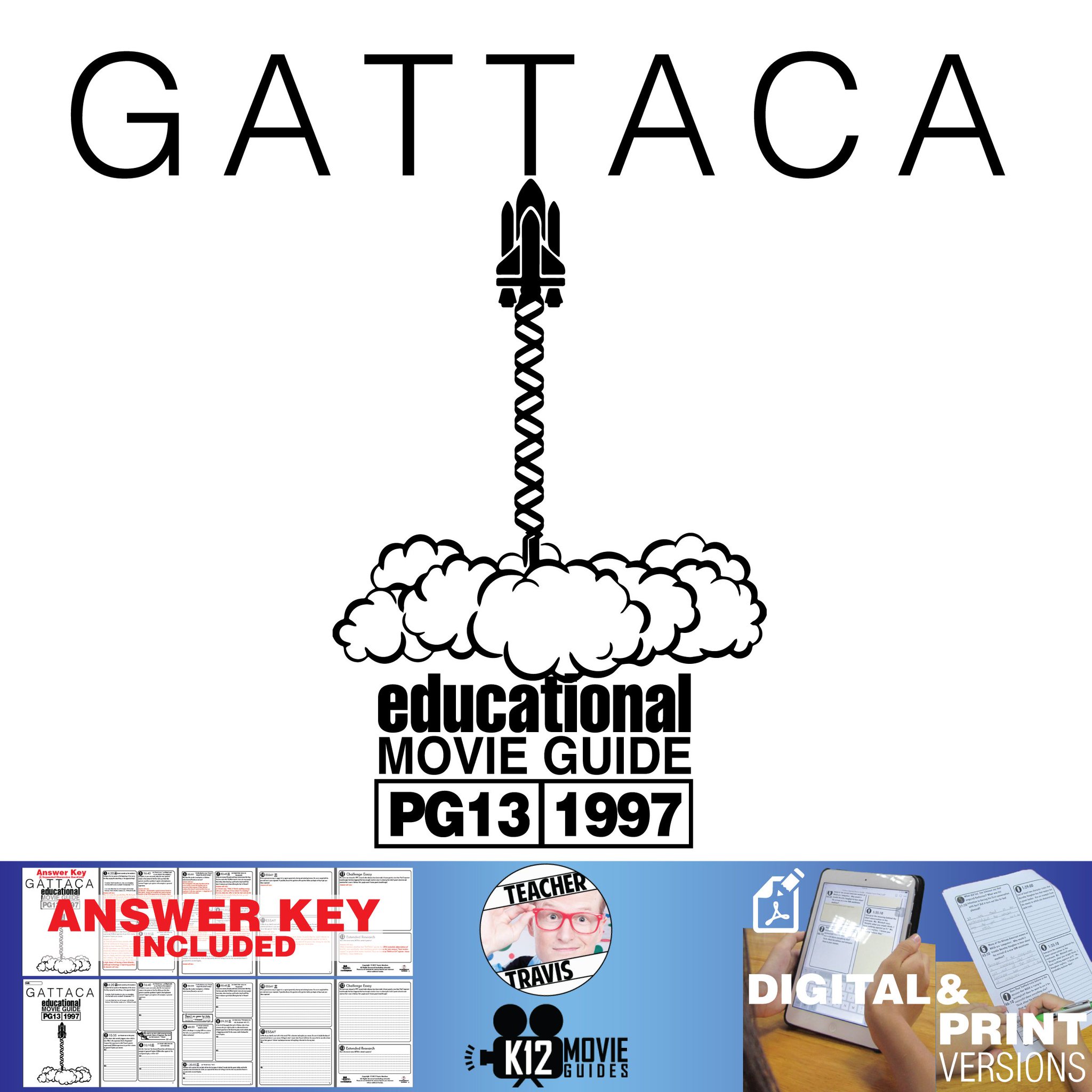 Gattaca Worksheet Gattaca Movie Guide | Questions | Worksheet (PG13