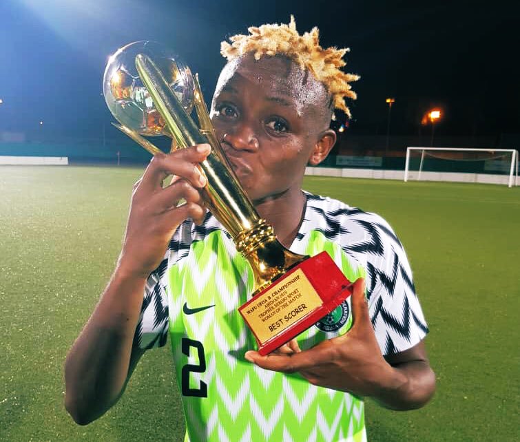 Pictures: Super Falcons celebrate after winning 2019 WAFU Cup ...