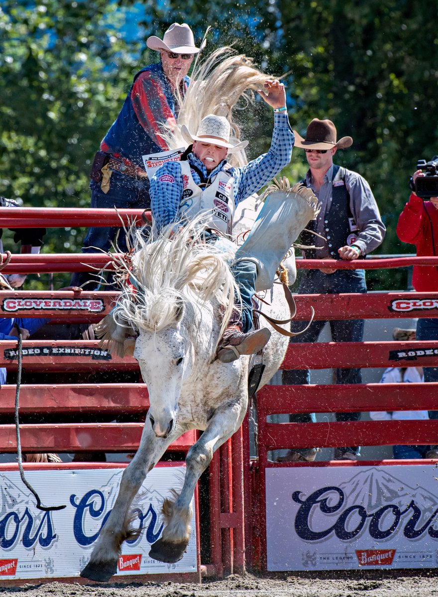 During Cloverdale Invitational Rodeo in Surrey, Canada, 96 of world's ...