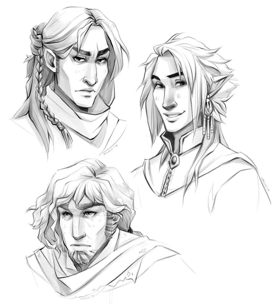 「#fantasy #ocs #sketch #ArtistsOnTwitter 」|Smash @ Sakuraconの漫画