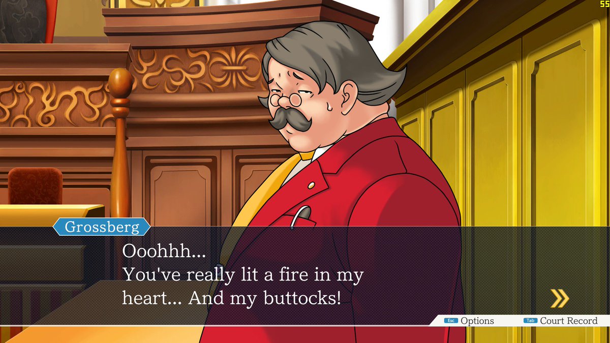 Does anyone else miss Grossberg from Ace Attorney? Should he have his ...