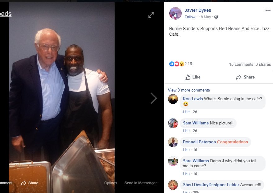 @PrettyBadLefty: Photos emerge of Bernie Sanders eating chicken which ...