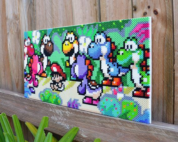 Yoshi Perler Pattern