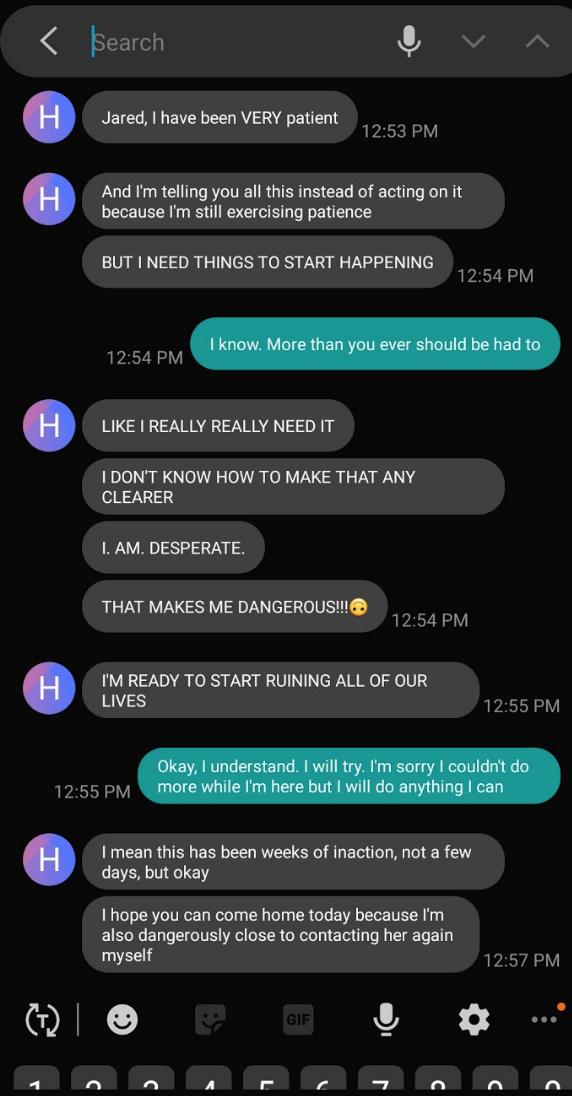 Pro Jared chapter 7 or whatever. Holly fires back and says Heidi is a ...