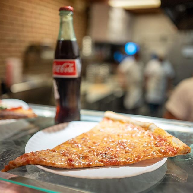 Slices Of Pizza With A Coke