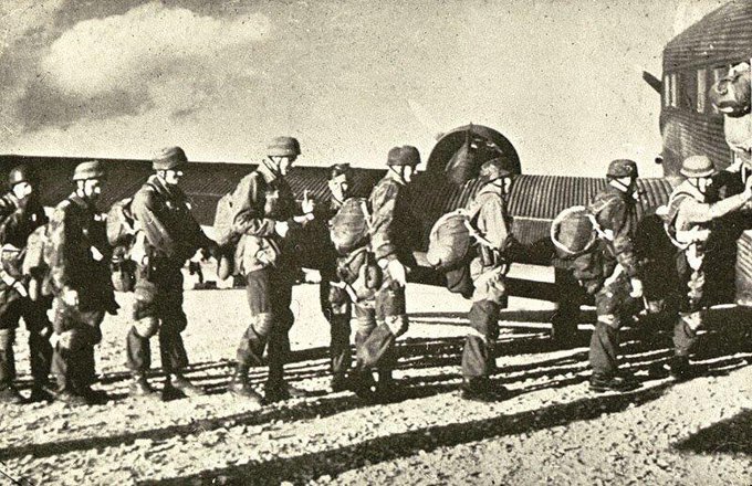 German General Kurt Student orders more troops- elite 5th Mountain ...