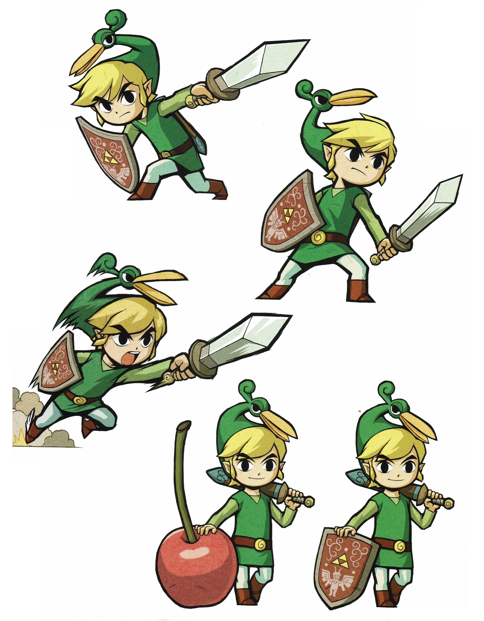 Link Art The Legend Of Zelda: The Minish Cap Art Gallery, 48% OFF