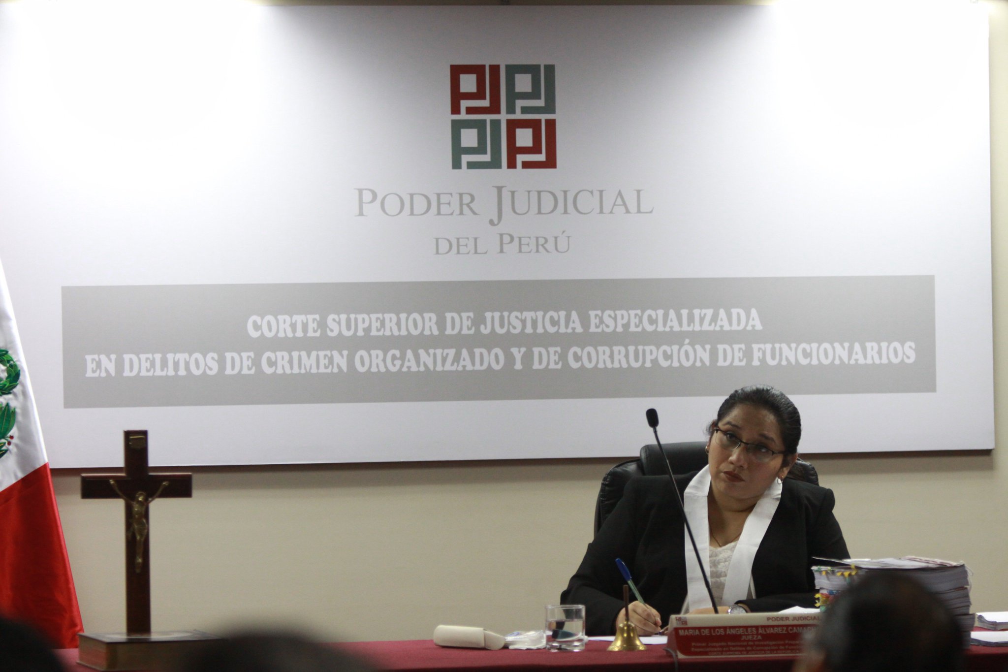 Poder Judicial Perú on Twitter: "#Último. Jueza María Álvarez Camacho de Corte Especializada en ...