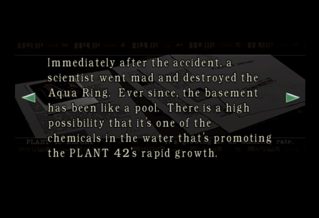 Resident Evil Plant 42