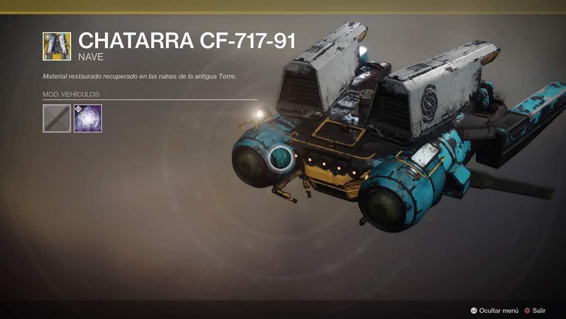 Almost positive the SCRAP ship we get as a reward for the Configuration ...