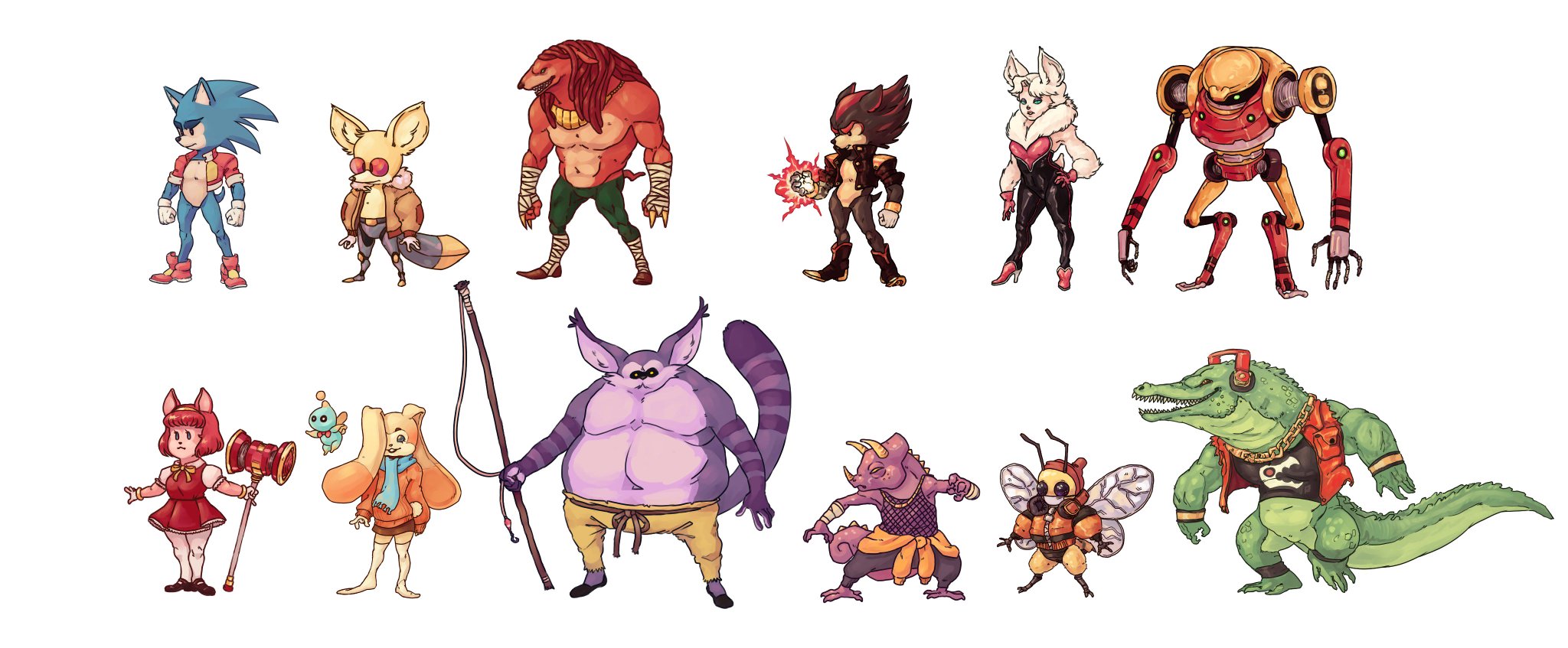 Casey's Guts (COMMS OPEN) on Twitter: "Im not a super big #Sonic fan, I only really played SA2 ...