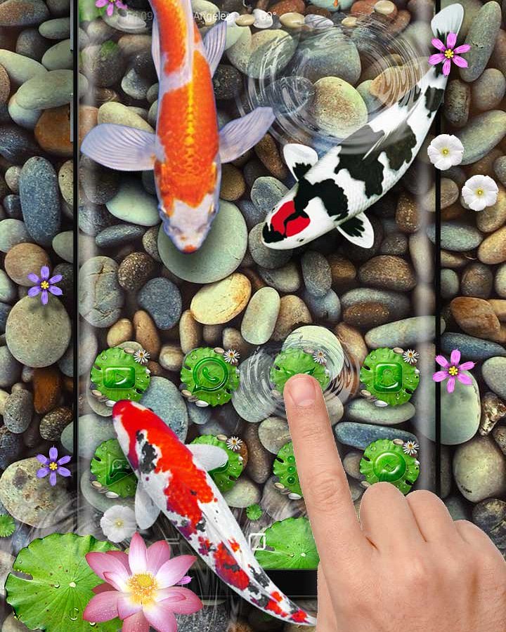 3d Koi Fish Wallpaper
