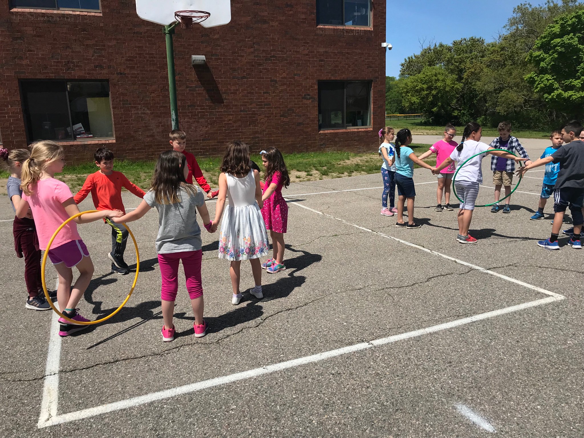 Hula Hoop Relay Team