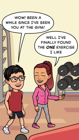Bitmoji on Twitter: "Do you do this at the gym as well? Check out ...