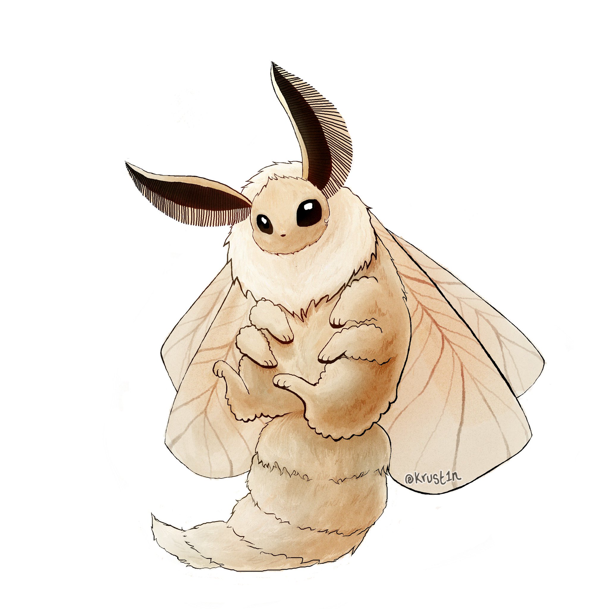 Venezuelan Poodle Moth Pokemon
