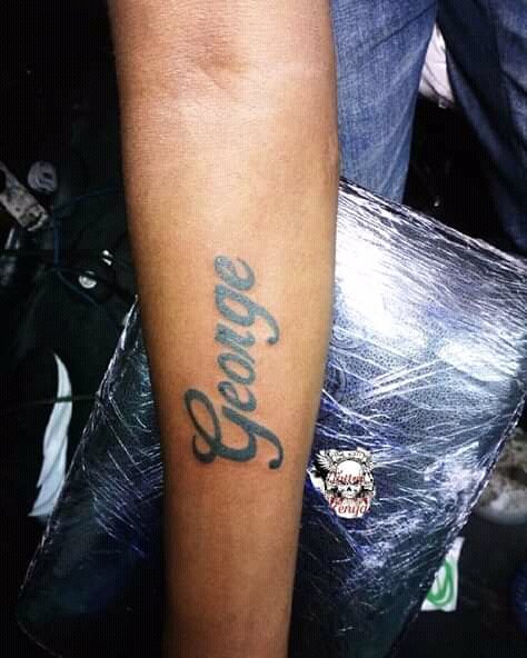 George Name Tattoo