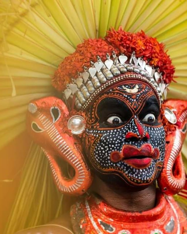 Gulikan Theyyam Face