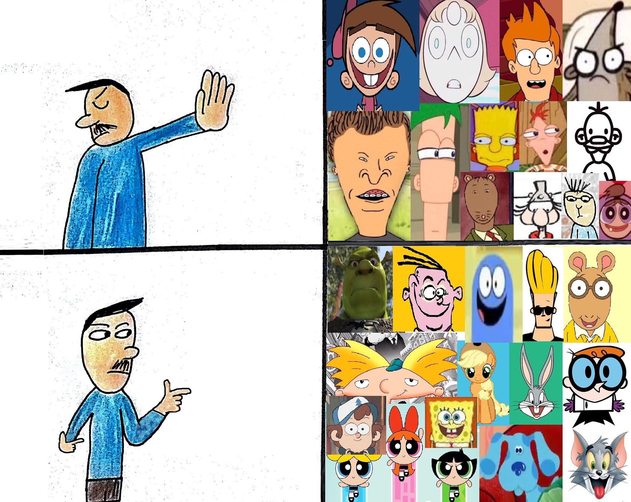 Weird Cartoon Faces