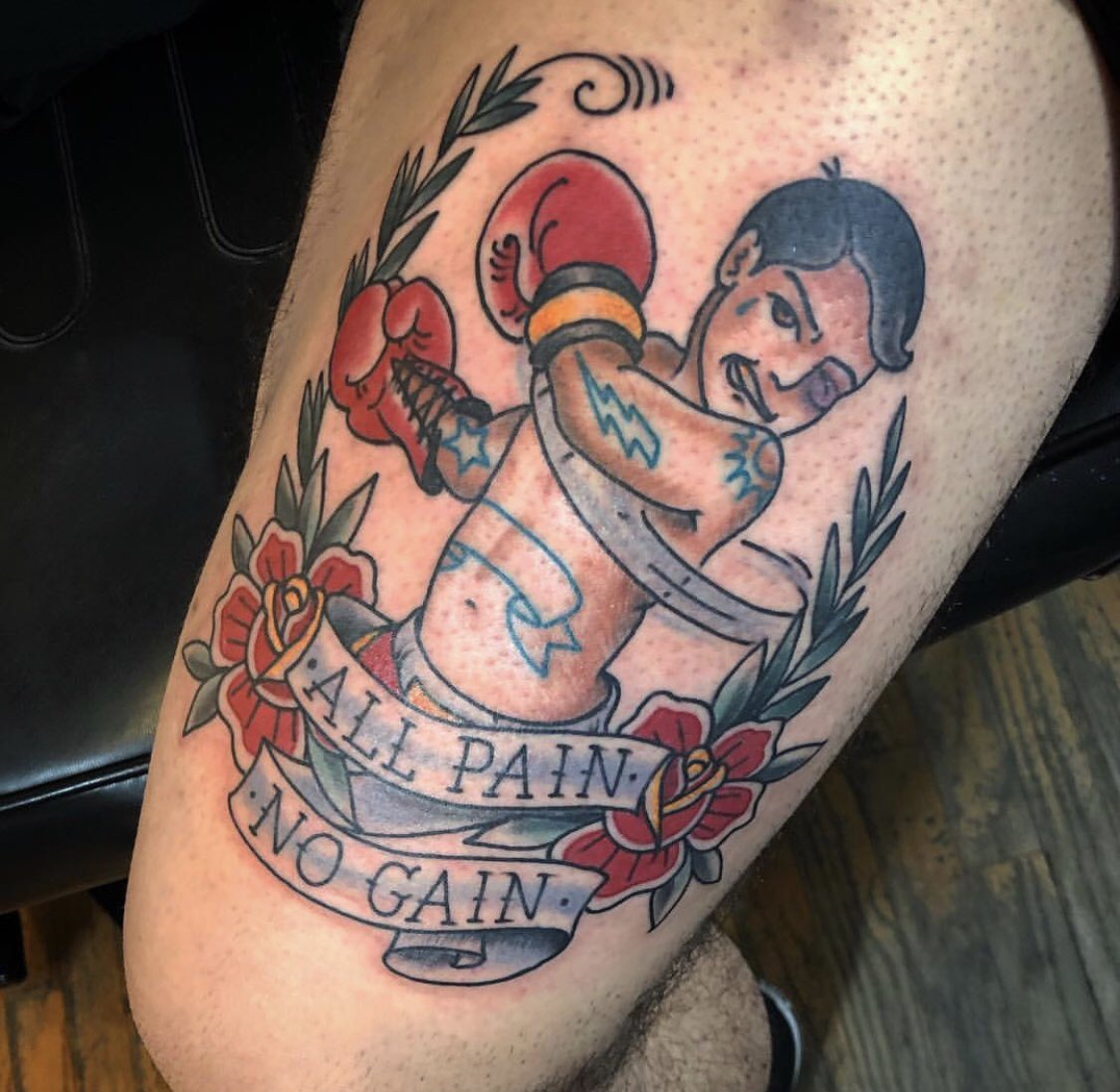 Old School Boxing Tattoo