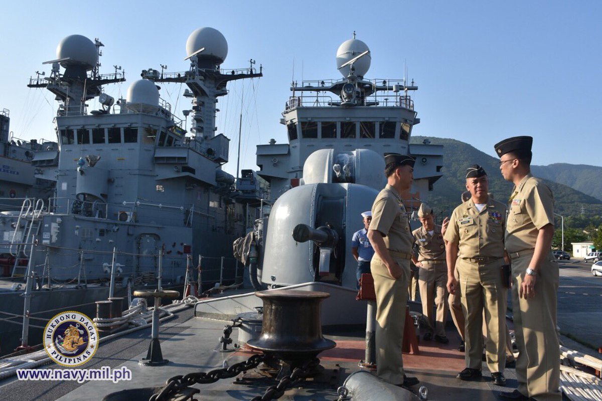 The Pohang Class Corvette BRP Conrado Yap and crew undergoing training ...